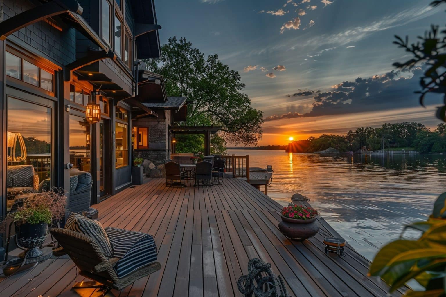Lake Lure Custom Homes - Master Docks